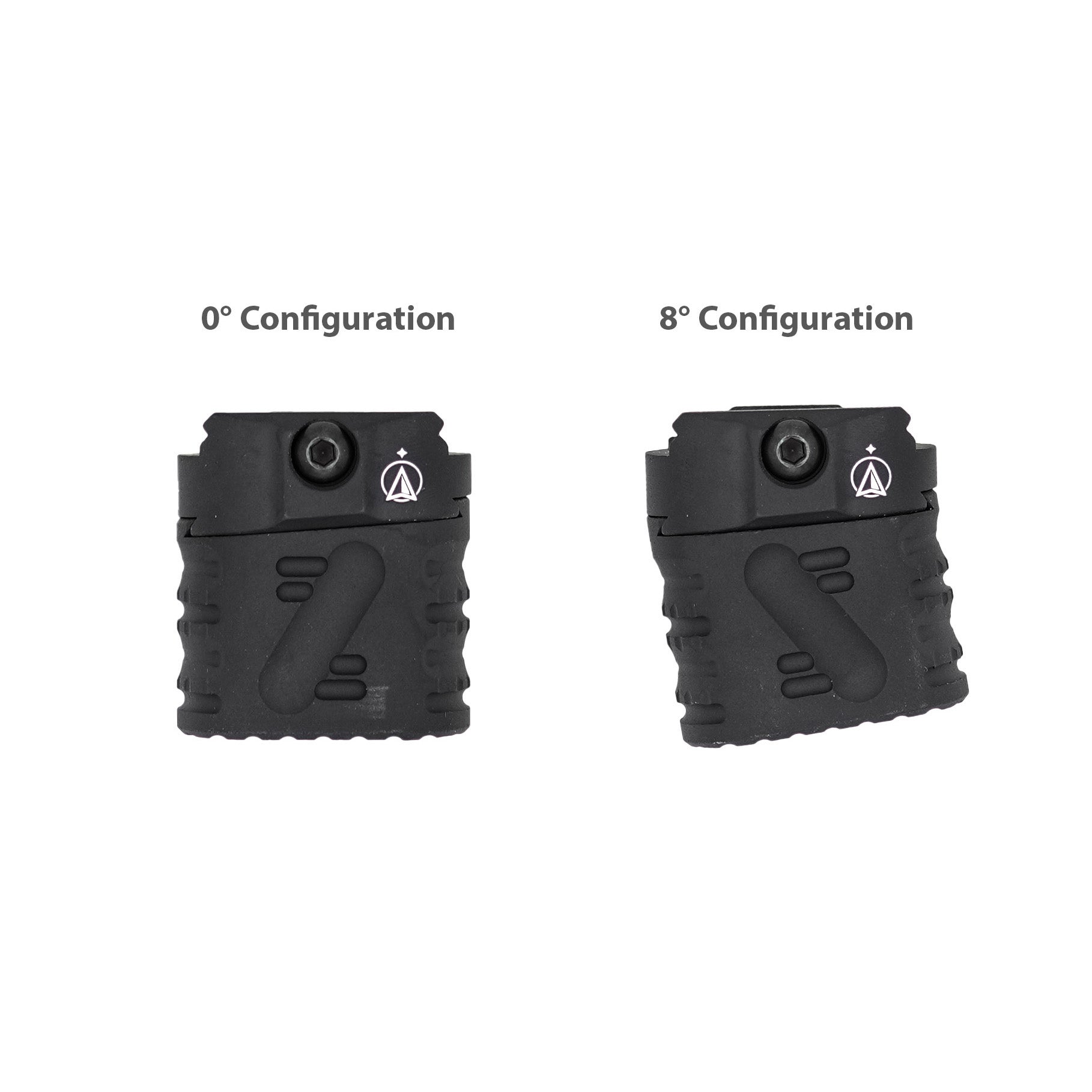 Zero-8 Multi-Angle Grip V2, Aluminum, K size, Picatinny Interface ...